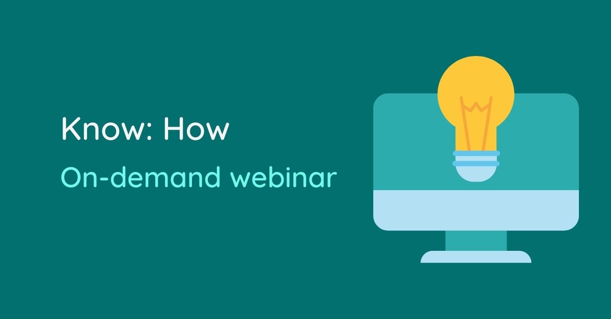 Know: How | On-demand webinar | Customer service | Knowmax